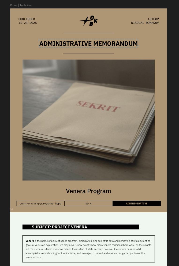 Suppressors | OKB-69 Project Venera Update